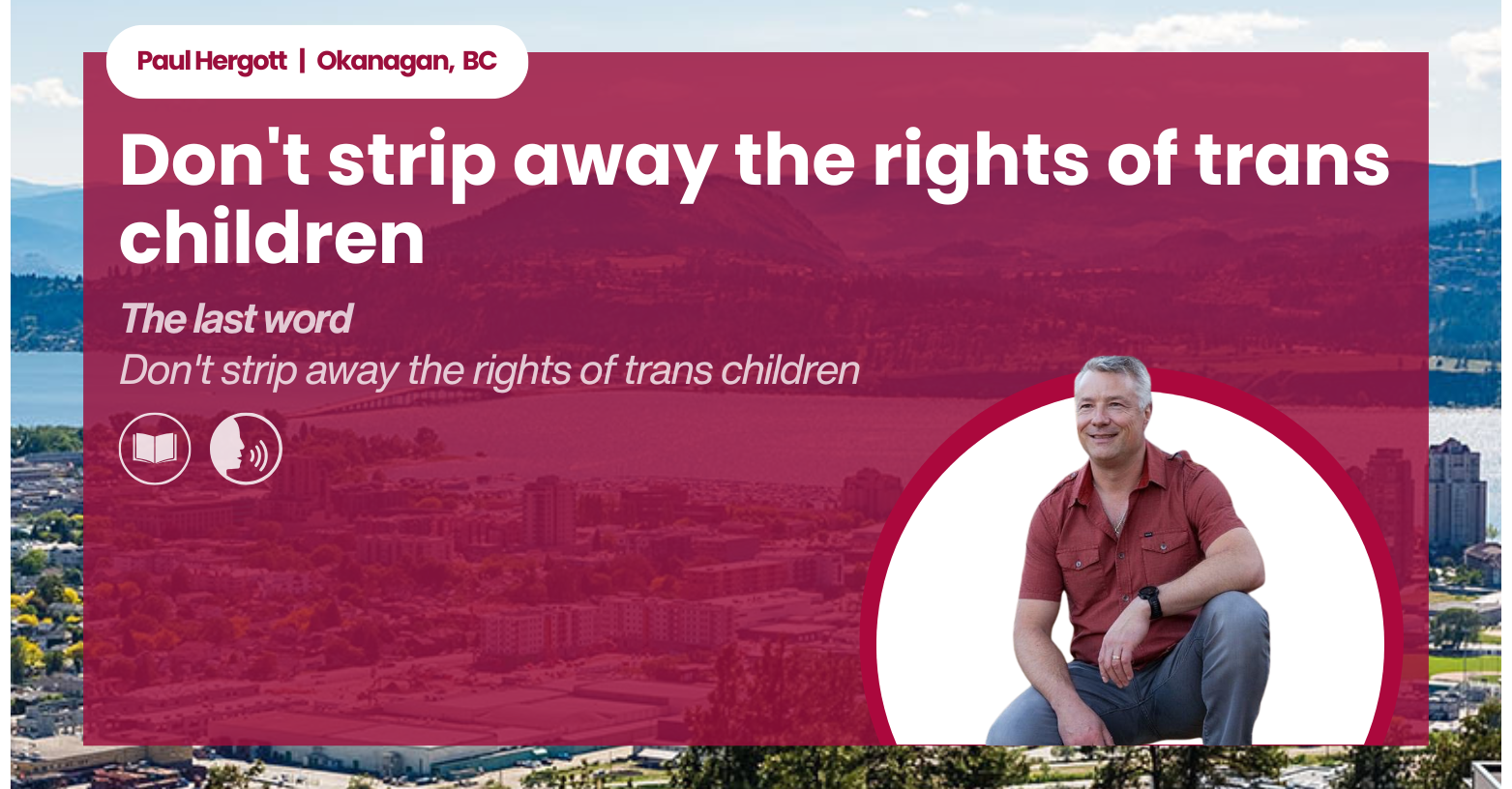 Don't strip away the rights of trans children - Hergott Law